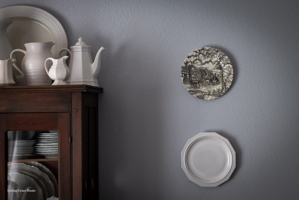 5 Thrifty Ideas for Plates as Decor - Loving Grace Home
